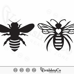 Bee Bundle Svg, Bee Svg, Bee Clipart, Bee Cut Files for Silhouette ...