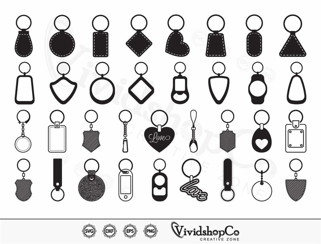 Key Holder SVG, Key Chain Svg, Keychain Svg, Key Ring Svg, Clipart, Cut ...
