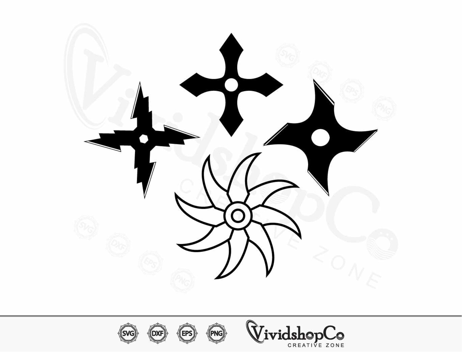 Ninja Stars Svg, Throwing Star Svg, Ninja Svg, Karate Svg, Vector ...