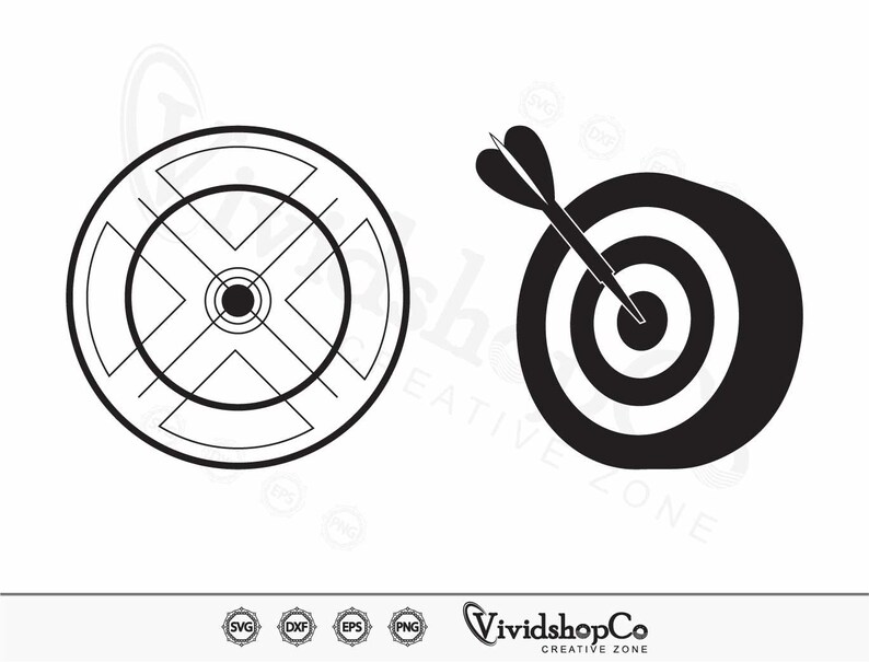 Target SVG, Bullseye SVG, Shooting Target SVG, Target Cricut, Clipart ...