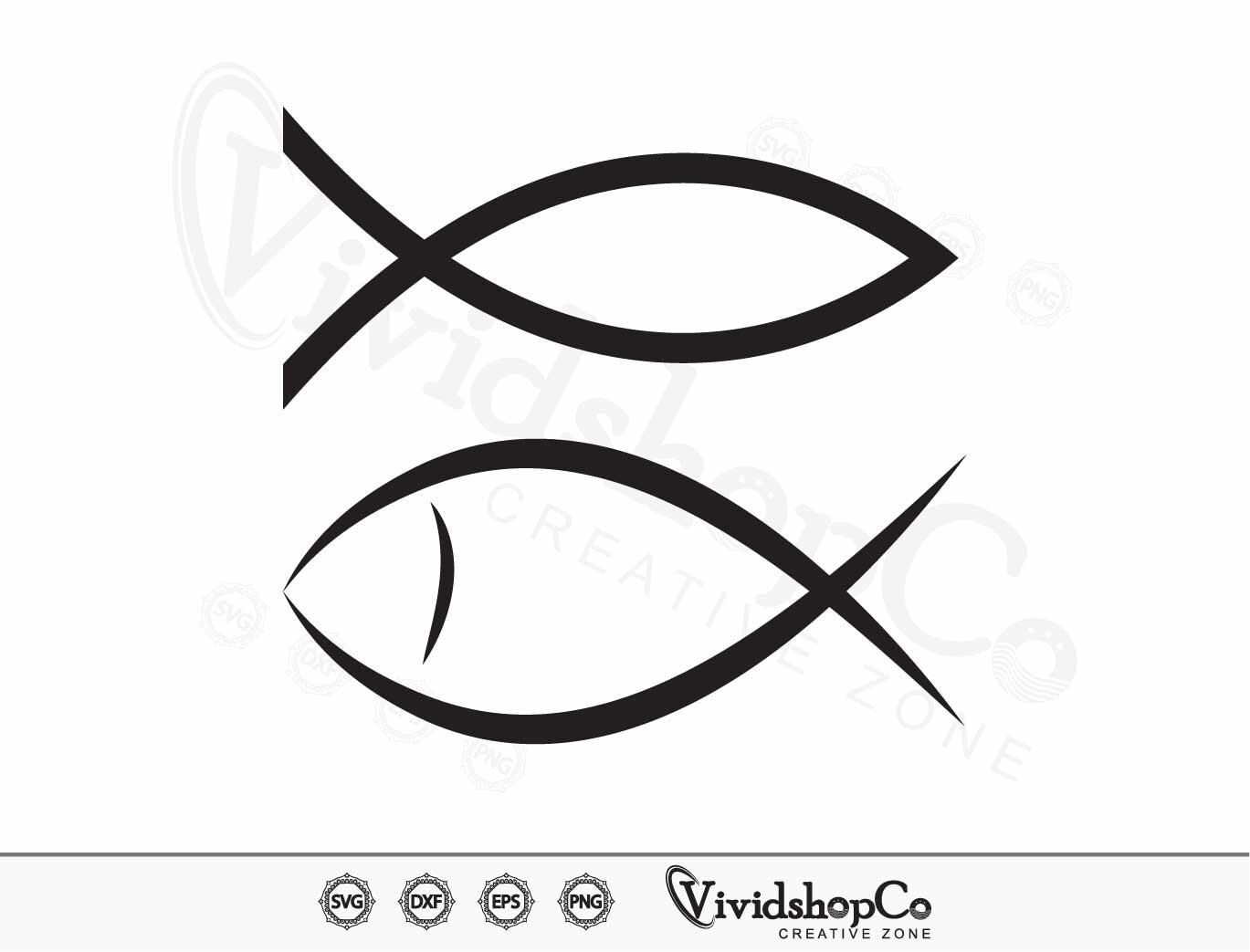 Christian Fish SVG, USA Christian Fish, Jesus Fish Svg, Christian Svg ...