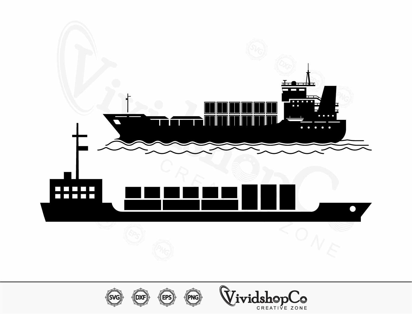 Ship Svg, Cruise Ship Svg, Cargo Ship Svg, Cargo Svg, Clipart, Cut ...