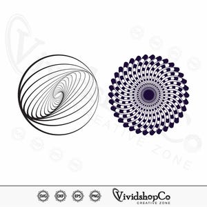 Spiral Circle SVG, Swirls Svg, Spirals Svg, Circle Svg, Clipart, Cut ...