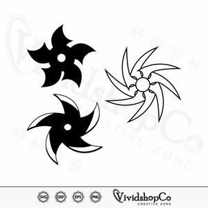 Ninja Stars Svg, Throwing Star Svg, Ninja Svg, Karate Svg, Vector ...