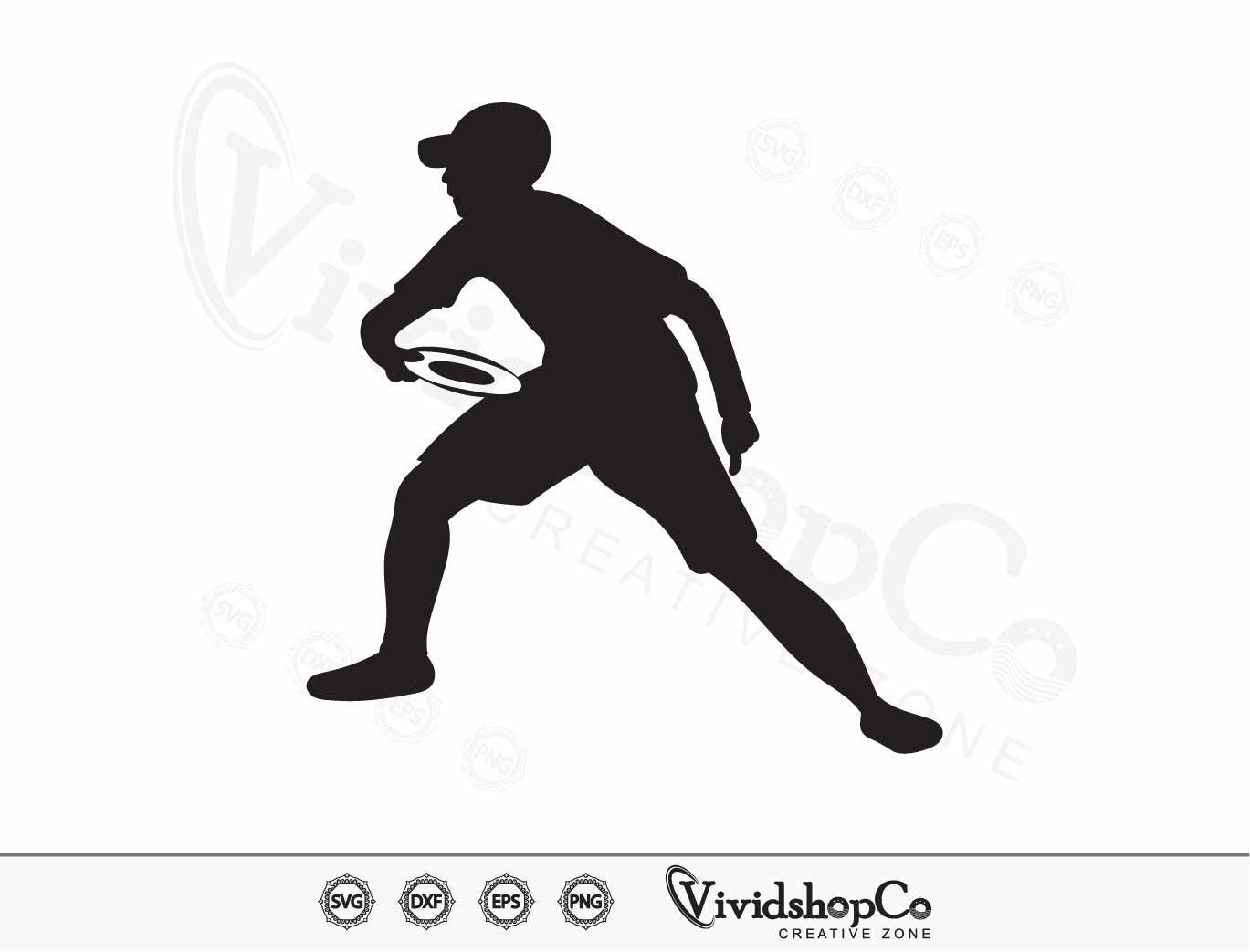 Ultimate Frisbee SVG, Frisbee Svg, Sport Svg, Frisbee Player, Disc Golf ...