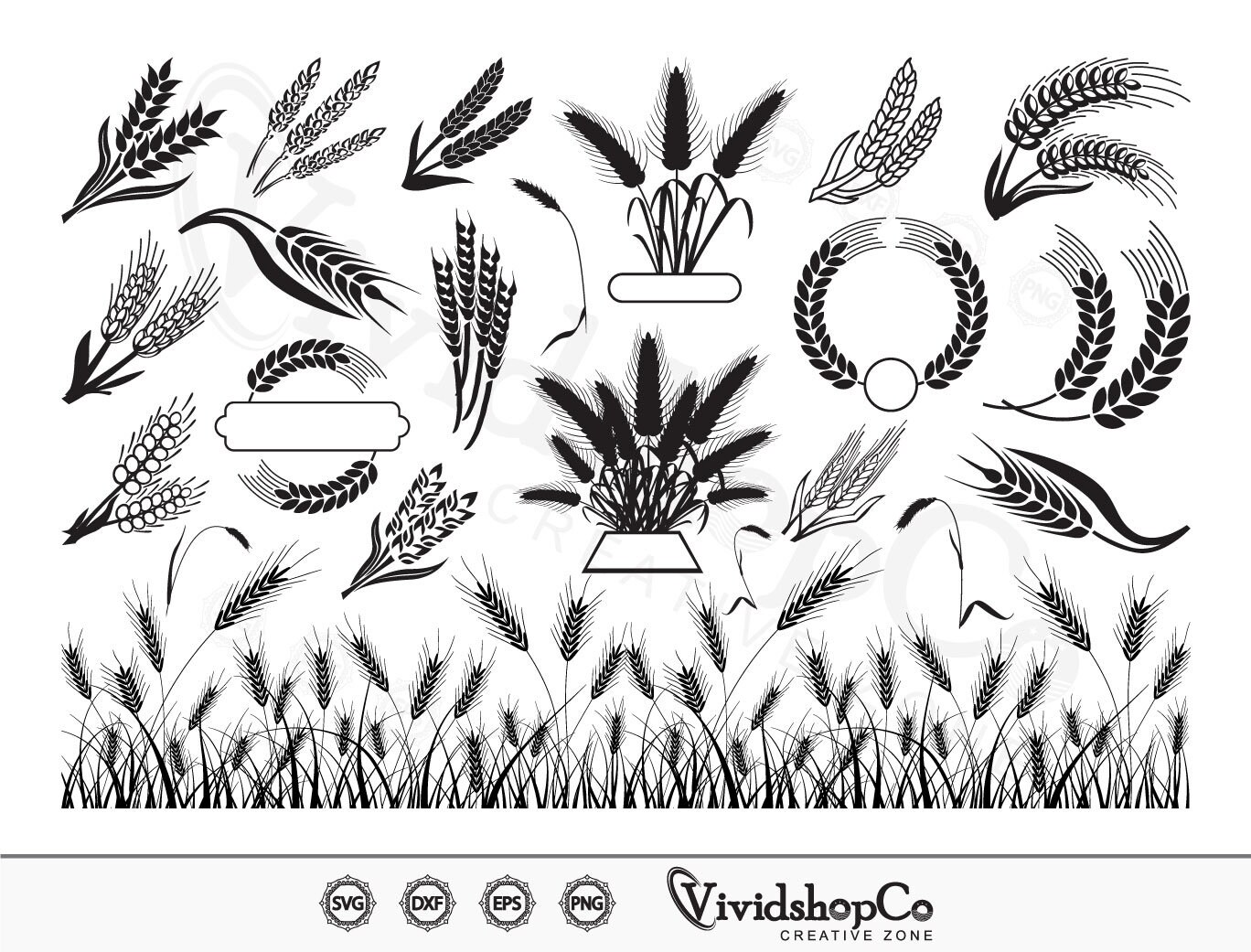 Wheat SVG Bundle Wheat Svg Grain Svg Wheat Clipart Wheat - Etsy Ireland