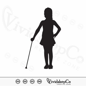 Baton Twirling SVG, Baton Dancing Girl Svg, Baton Svg, Majorette Svg ...