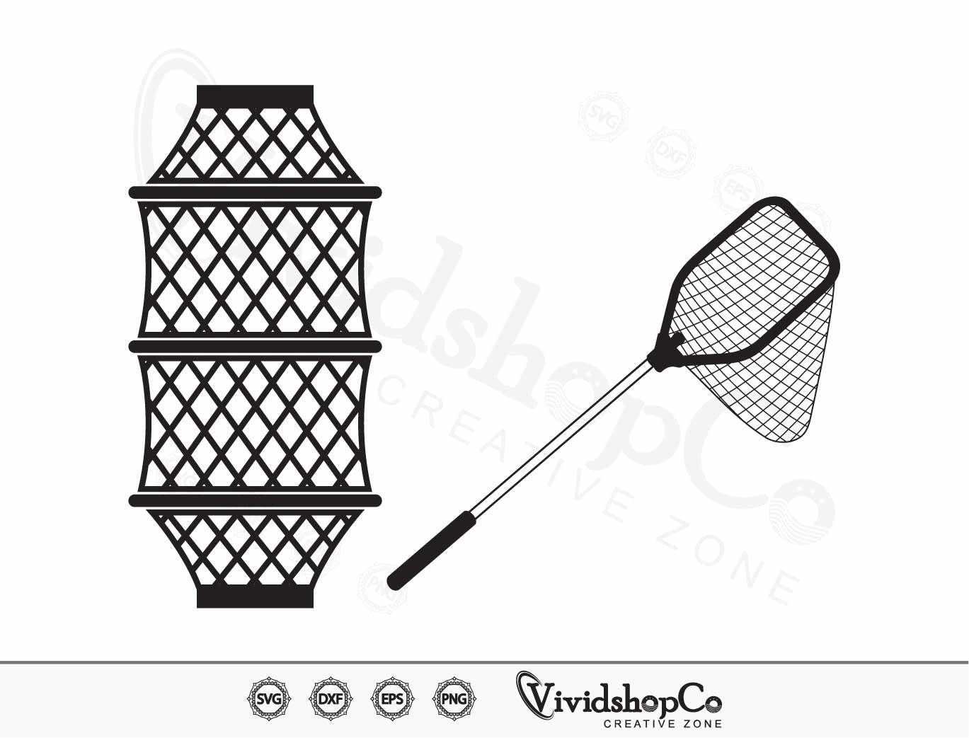 Fishing Net SVG Fishing Svg Net Svg Clipart Cut Files for - Etsy Ireland