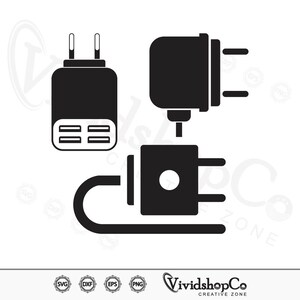 Charger SVG, Usb Charger Svg, Phone Charger Svg, USB Cable Svg, Usb ...