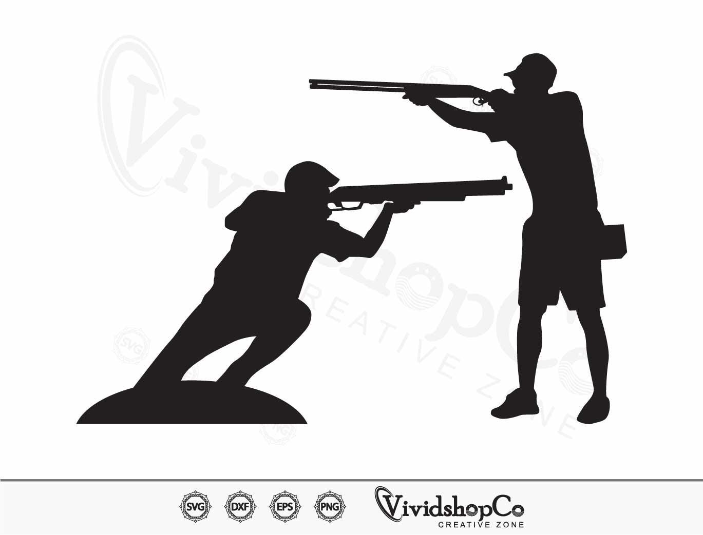 Skeet Shooter SVG, Shooting Svg, Hunting & Shooting, Trapshooting ...
