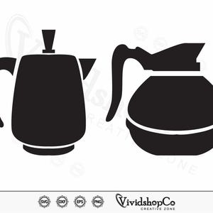Coffee Pot SVG, Coffeepot Svg, Coffee Svg, Pot Svg, Clipart, Cut Files ...