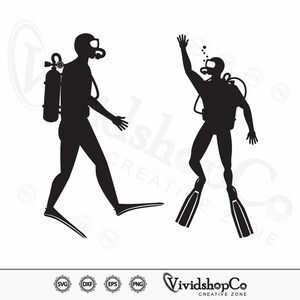 Scuba Diving SVG, Scuba Diverse SVG, Scuba Dive svg, Sport svg, Clipart ...