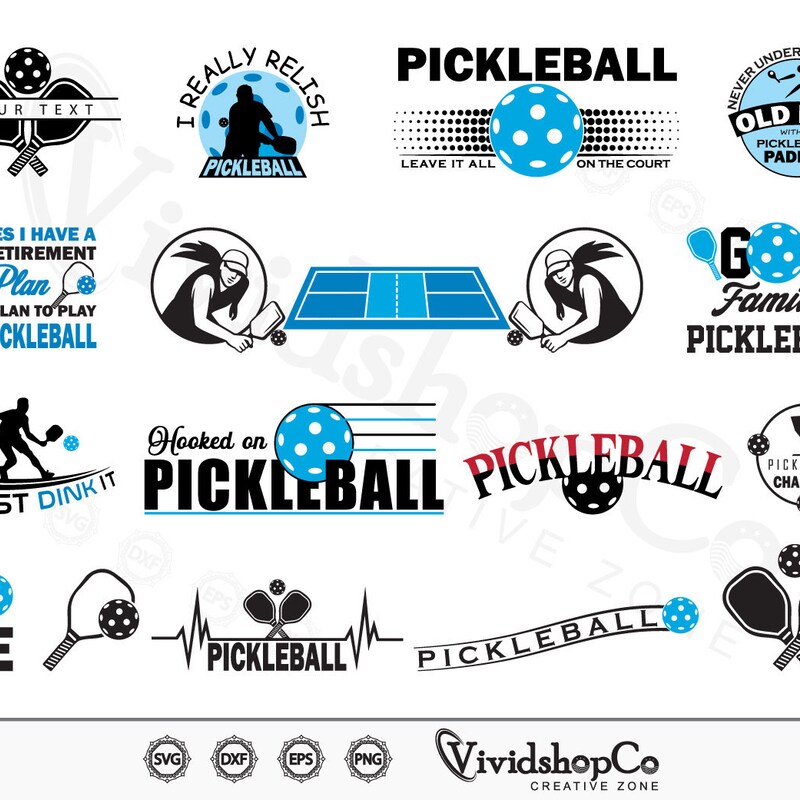 Pickleball Svg - Etsy