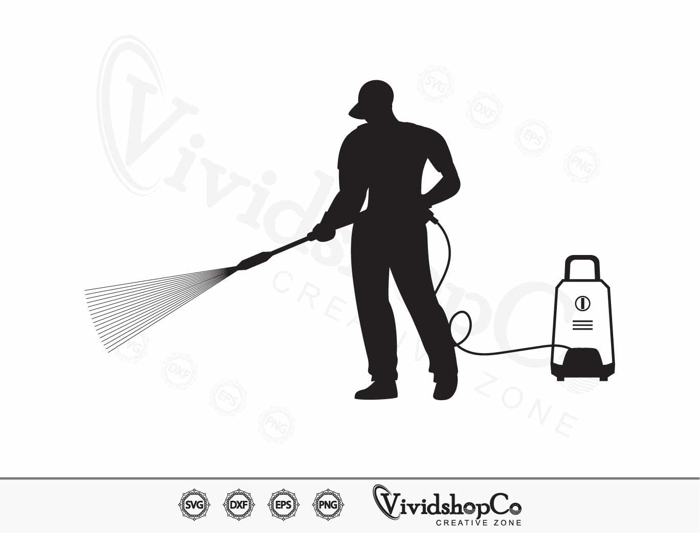 Pressure Washer SVG, Power Washing Gun, Washer Gun, Pressure Washing ...