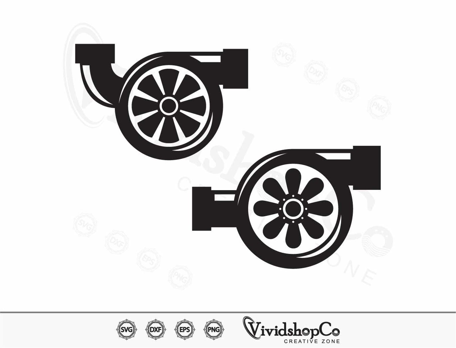Turbocharger SVG, Turbo Charger Svg, Turbo Svg, Car Turbocharger Svg ...