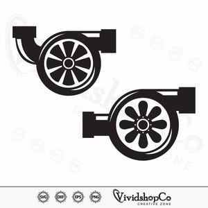 Turbocharger SVG, Turbo Charger Svg, Turbo Svg, Car Turbocharger Svg ...