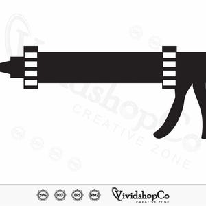 Caulk Gun SVG, Sealant Svg, Caulking Gun Svg, Caulk Svg, Clipart, Cut ...
