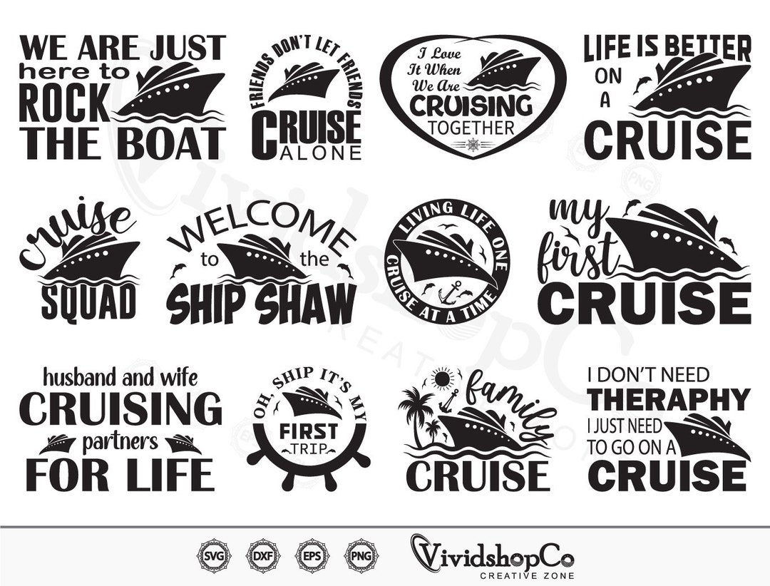 Cruise Ship SVG, Cruise Svg, Cruise Squad Svg, Family Cruise Svg ...