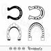 Horseshoe Bundle Svg, Horse Shoe Svg, Western Svg, Horse Svg, Clipart ...