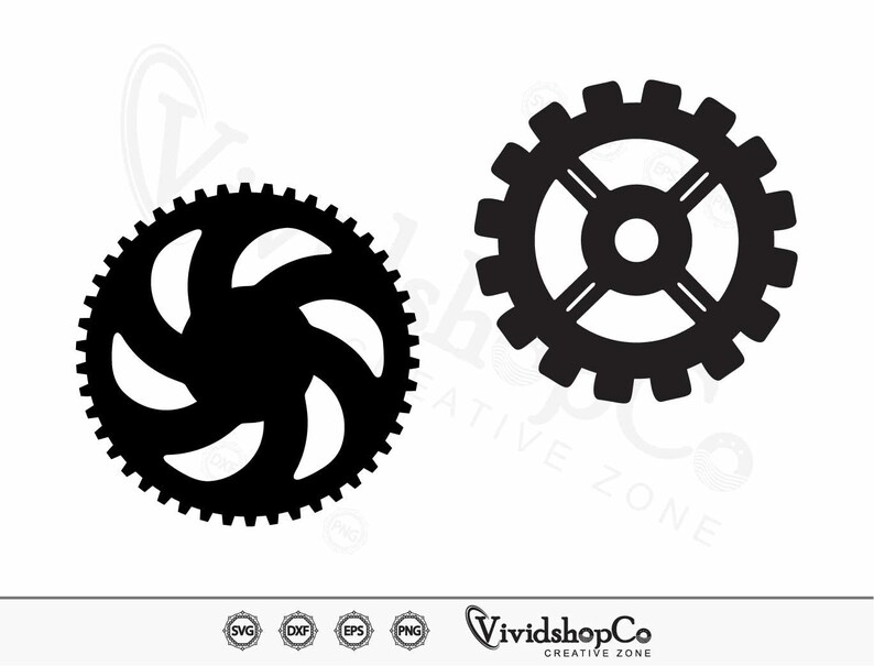 Gear Svg, Steampunk Svg, Metal Gears Svg, Cog Wheels Svg, Clipart, Cut ...