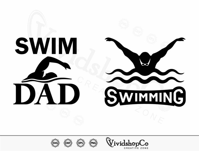 Swimmer Svg Swimming Svg Swim Svg Clipart Cut Files for - Etsy UK