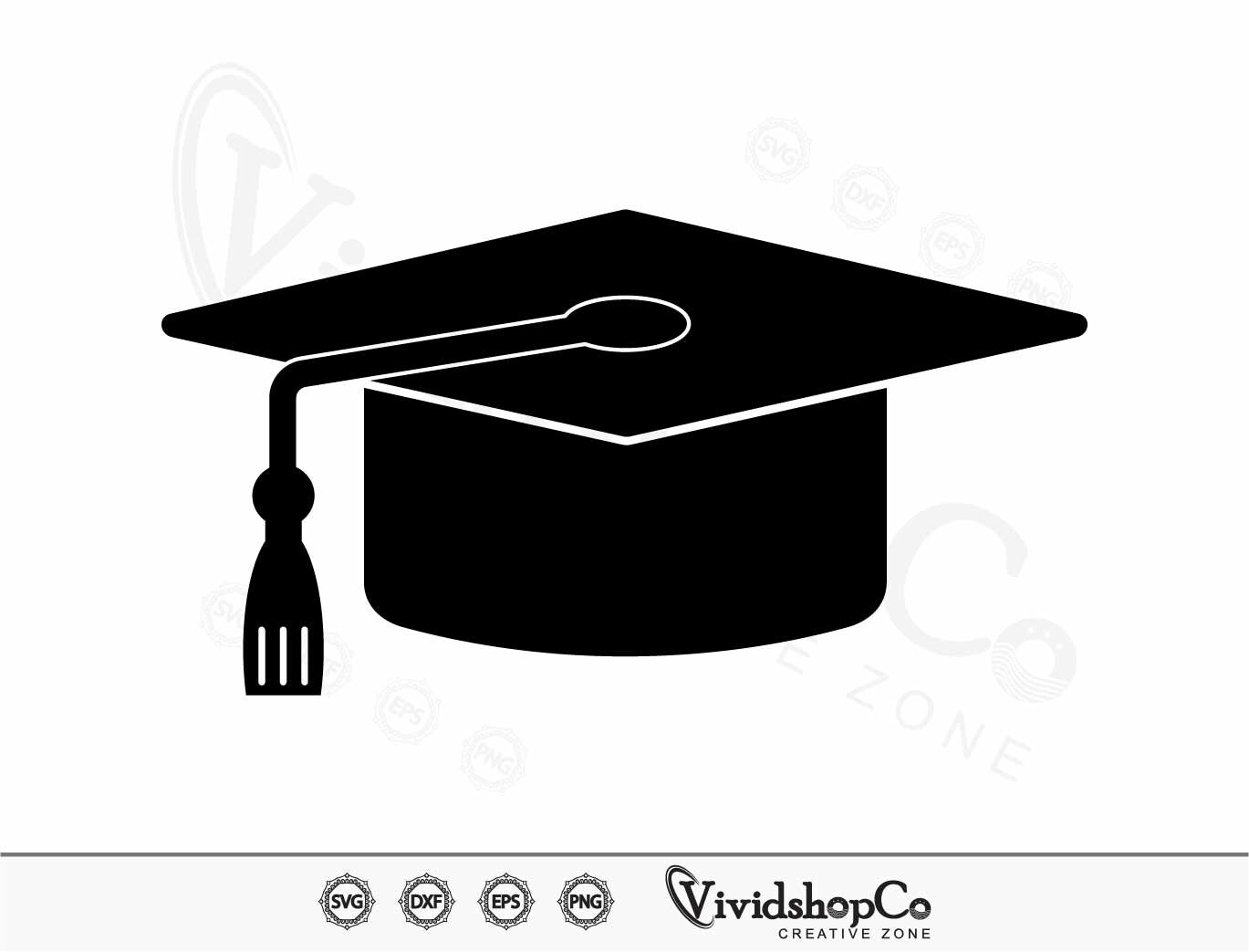 Graduation Cap Svg Graduate Svg Diploma Svg Degree Svg - Etsy