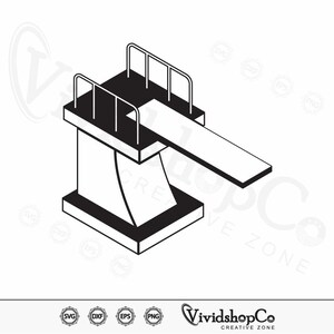 Sprungbrett SVG, Schwimmbad svg, Pool svg, Pooltreppe svg, Poolstufen ...