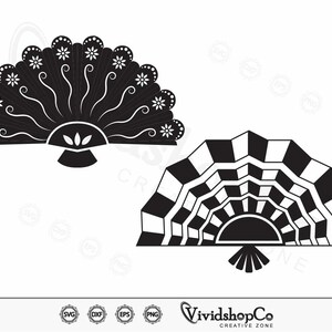Hand Fan Svg, Japanese Fan Svg, Folding Hand Fan Svg, Spanish Fan Svg ...