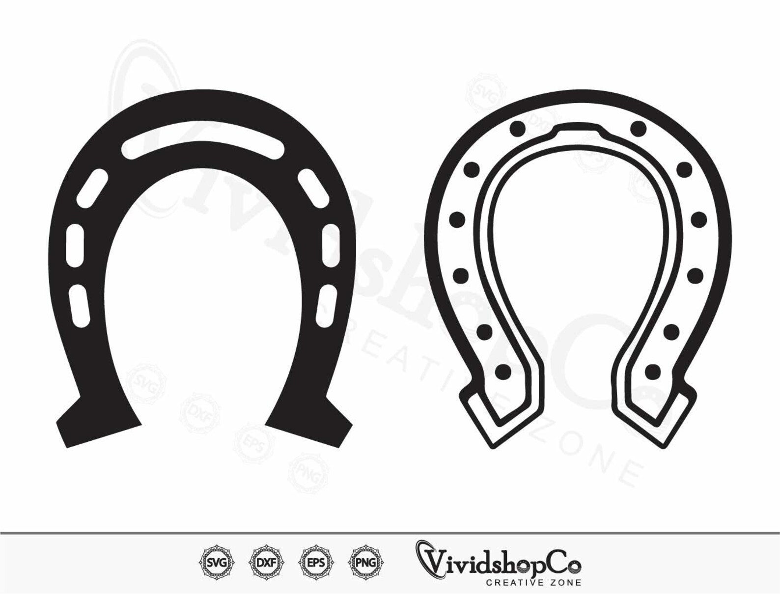 Horseshoe Bundle Svg, Horse Shoe Svg, Western Svg, Horse Svg, Clipart ...