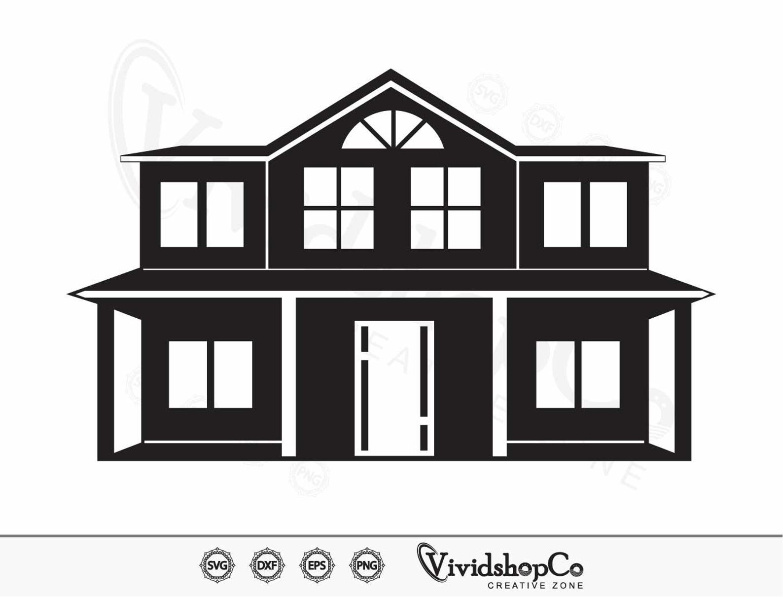 House Svg, Home Svg, House Clipart, House Cut Files for Silhouette ...