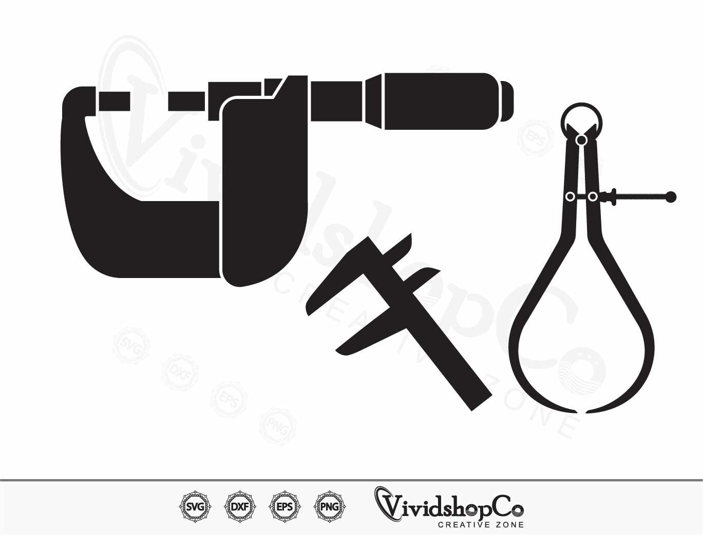 Caliper SVG, Engineering Svg, Construction Svg, Machinist, Tools Svg ...