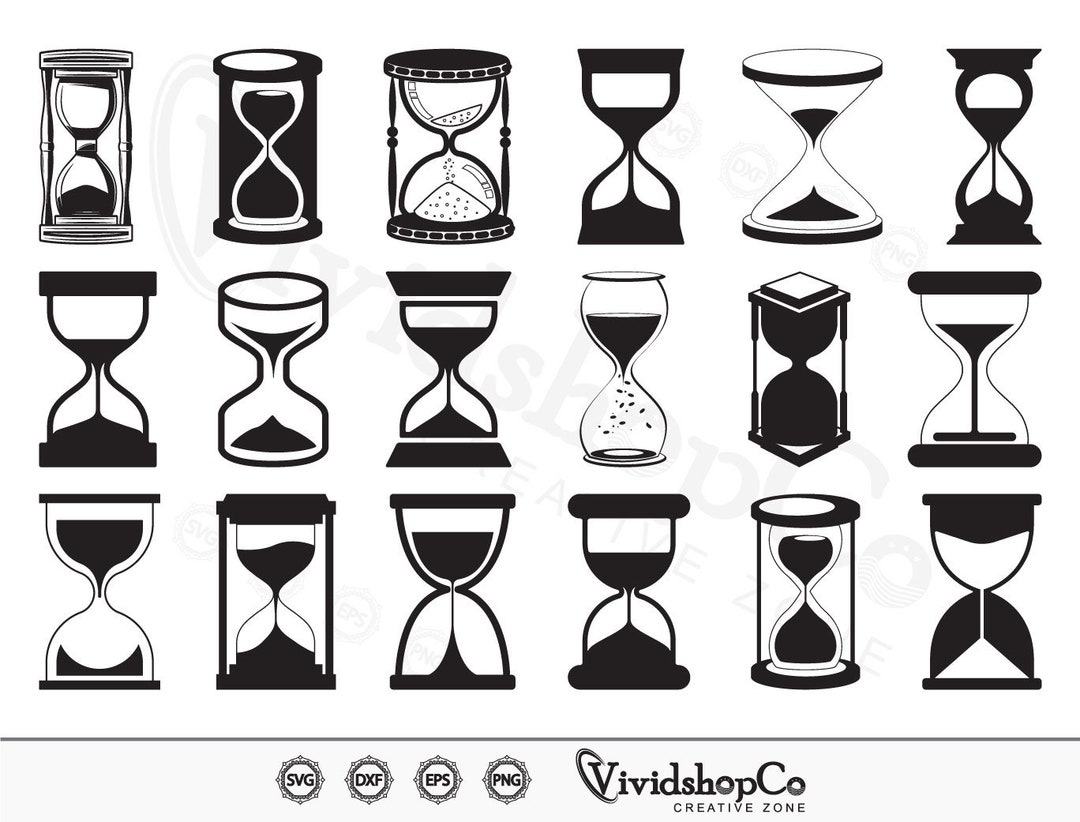 Hourglass SVG, Time, Time Keeper, Sandglass, Hour Glass Svg, Clipart ...