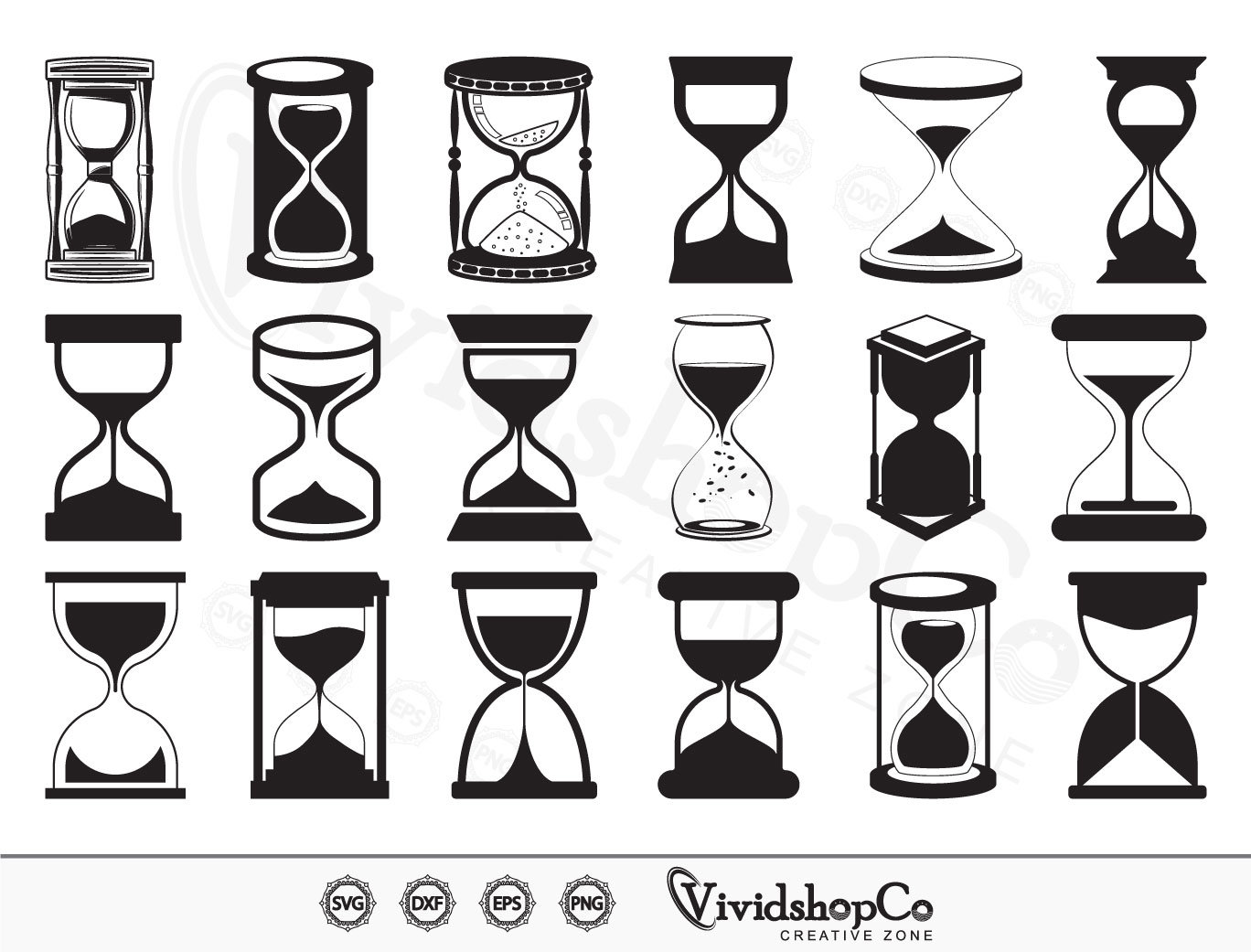 Hourglass SVG Time Time Keeper Sandglass Hour Glass Svg - Etsy