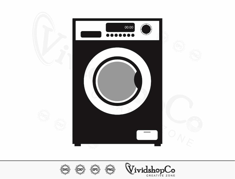 Washing Machine SVG Washer SVG Washing Machine Clipart - Etsy