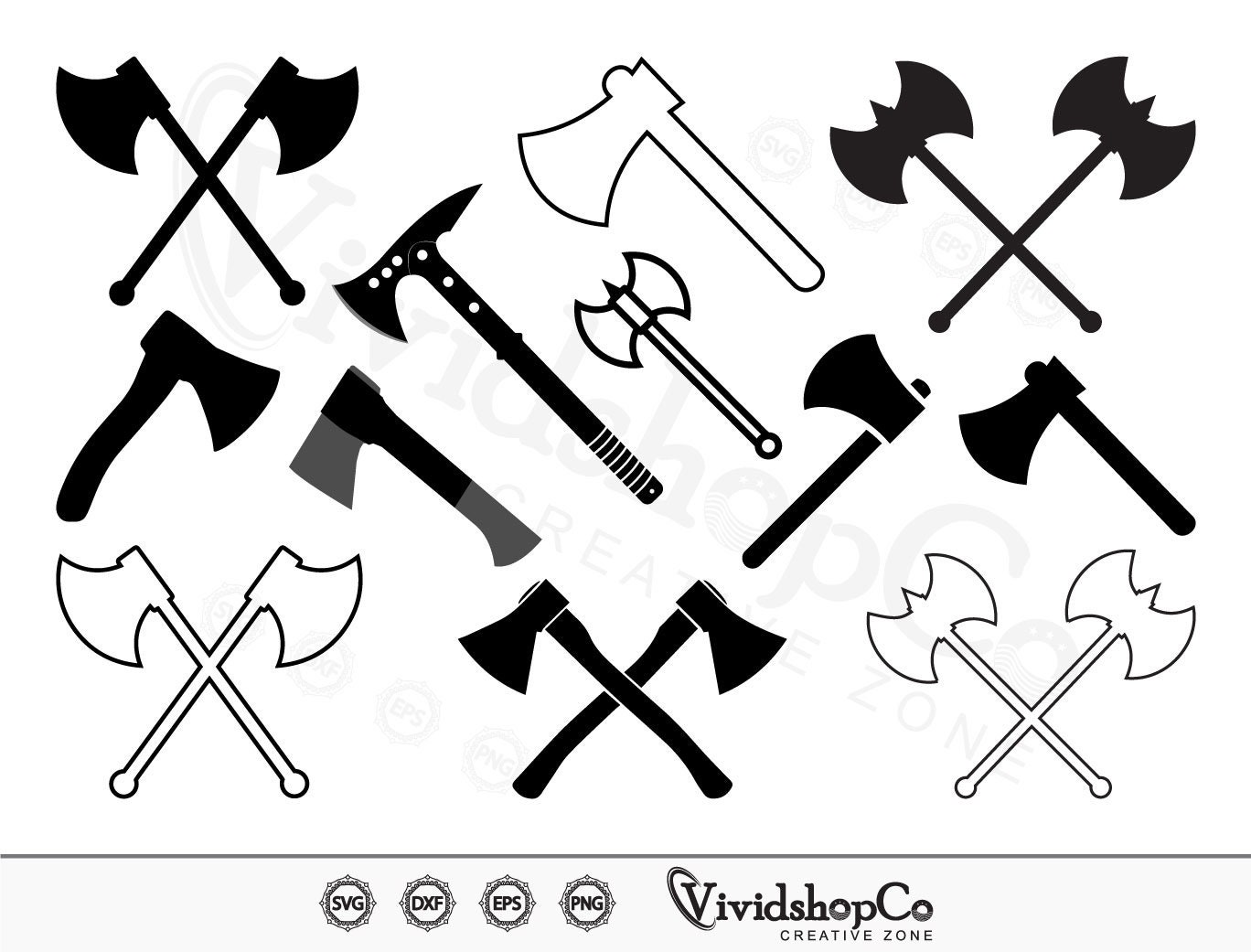 Axe Svg Cross Axe Axe Clipart Axe Cut Files for Silhouette - Etsy Australia