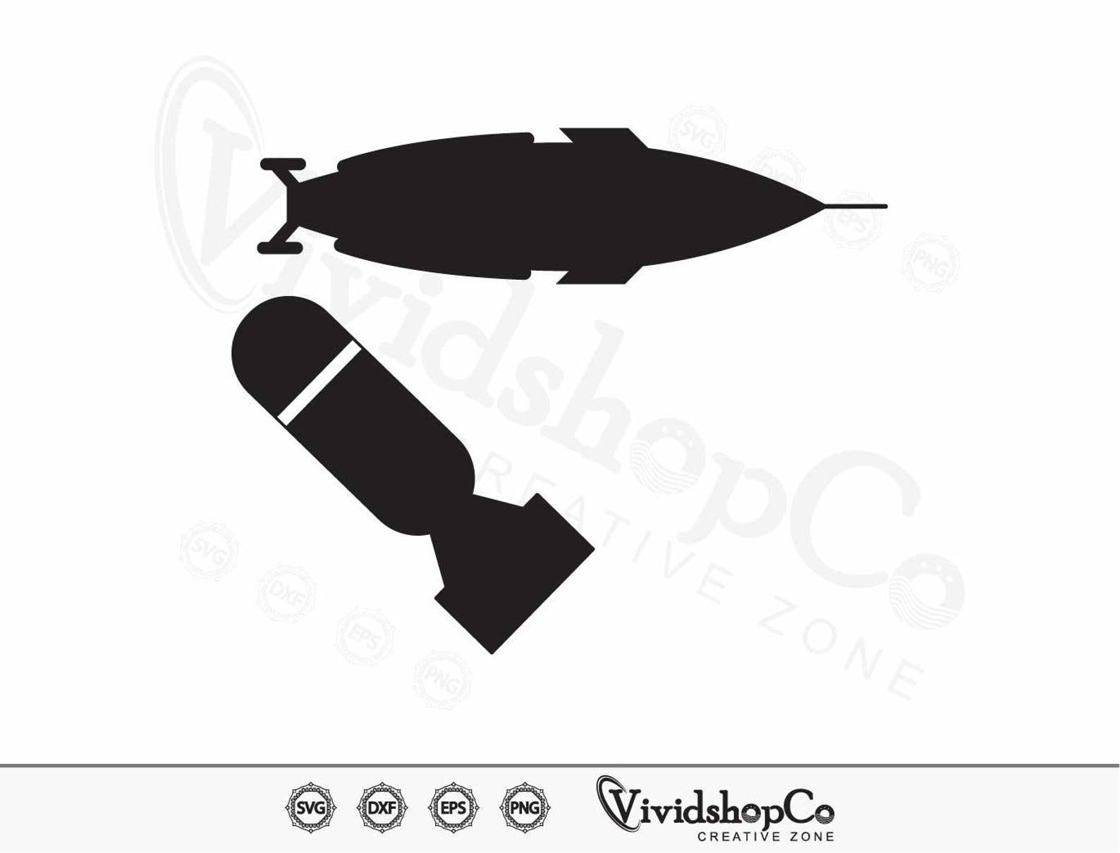 Missile SVG, Missile Logo Svg, War Svg, Rocket Missile Svg, Vector ...