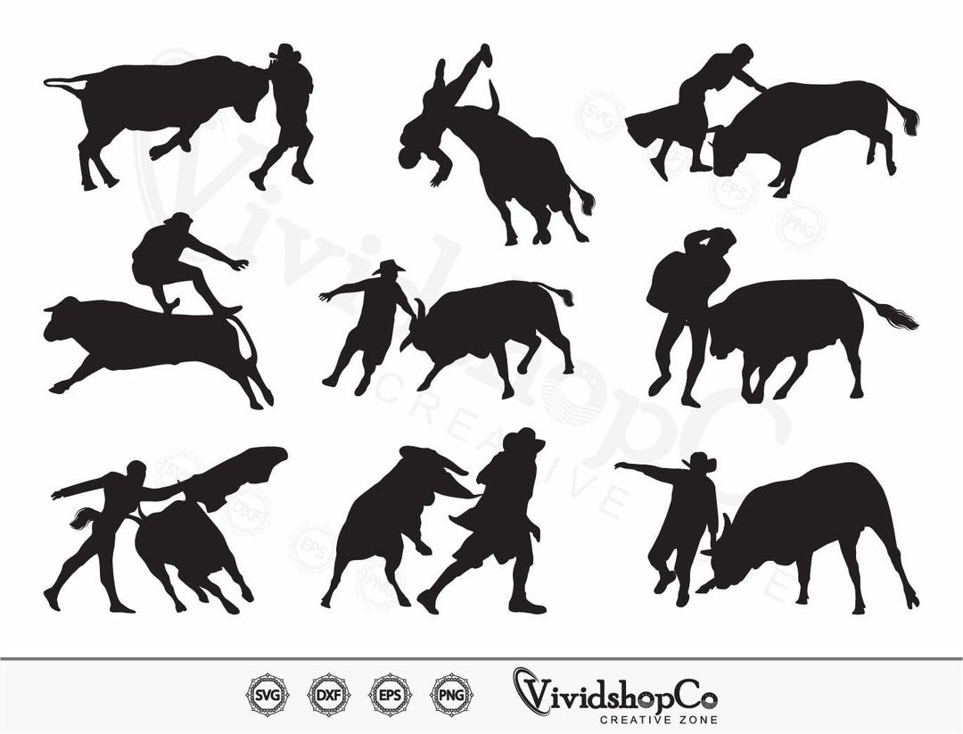 Bull Fighter SVG, Rodeo Bullfighter, Rodeo Clown Svg, Bull Fighter ...