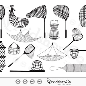 Fishing Net SVG, Fishing Svg, Net Svg, Clipart, Cut Files for ...