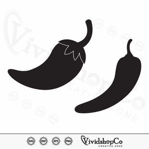 Chili Pepper SVG, Chili Svg, Hot Chili Svg, Hot Pepper Svg, Clipart ...