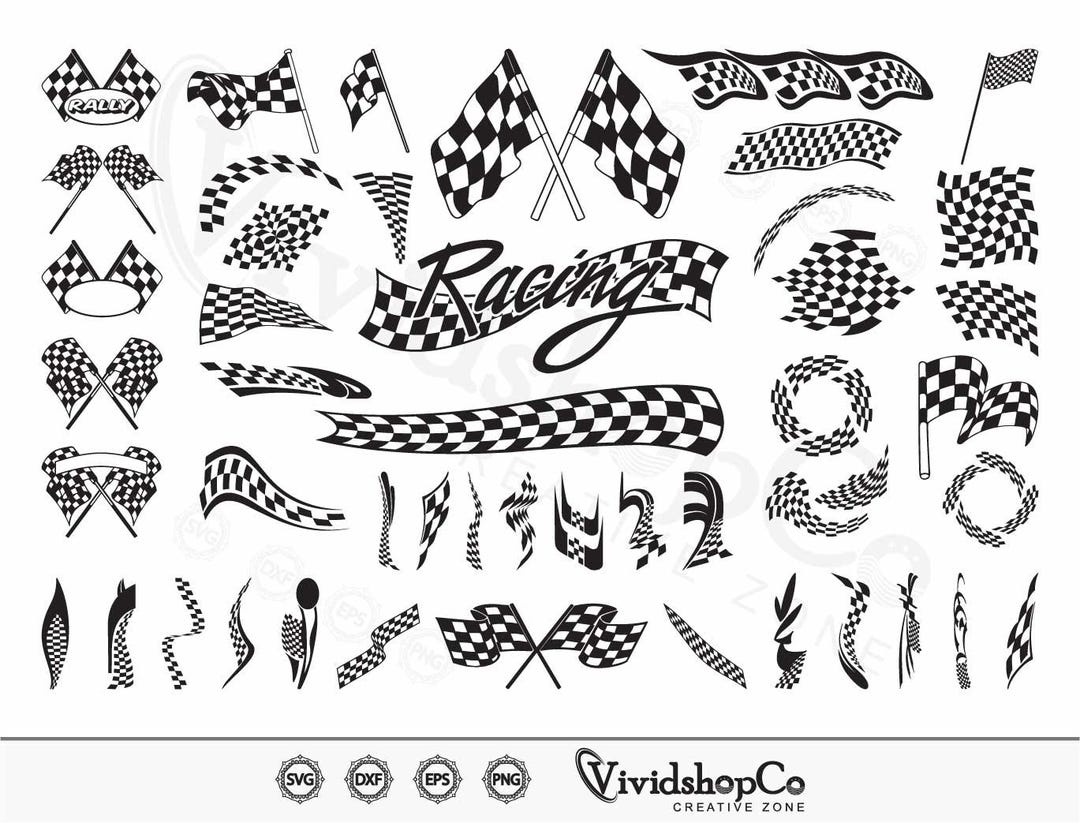 Racing Flags SVG, Race Flag Svg, Nascar Flag Svg, Race Car Flag Svg ...