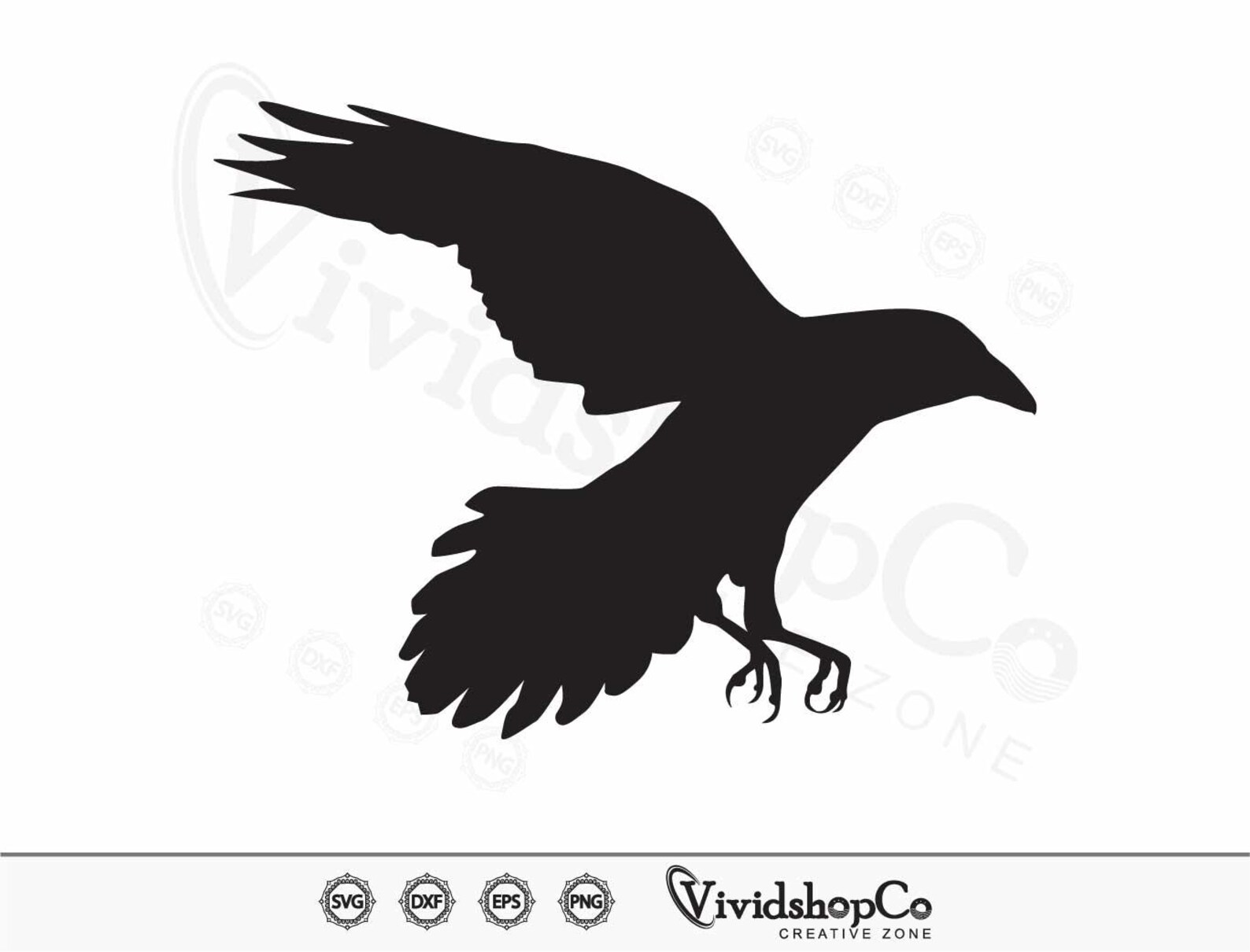 Corbeau SVG, svg Corbeau, des cliparts, des fichiers coupés pour la ...
