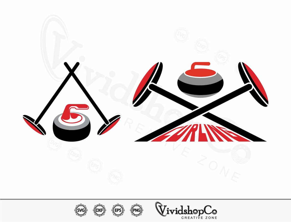 Curling SVG Curler Svg Curling Rock Svg Curling Broom Svg - Etsy Canada