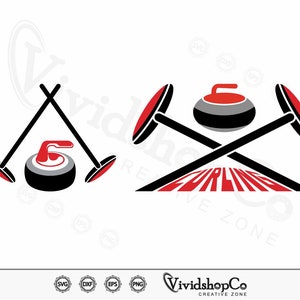 Curling SVG, Curler Svg, Curling Rock Svg, Curling Broom Svg, Winter ...