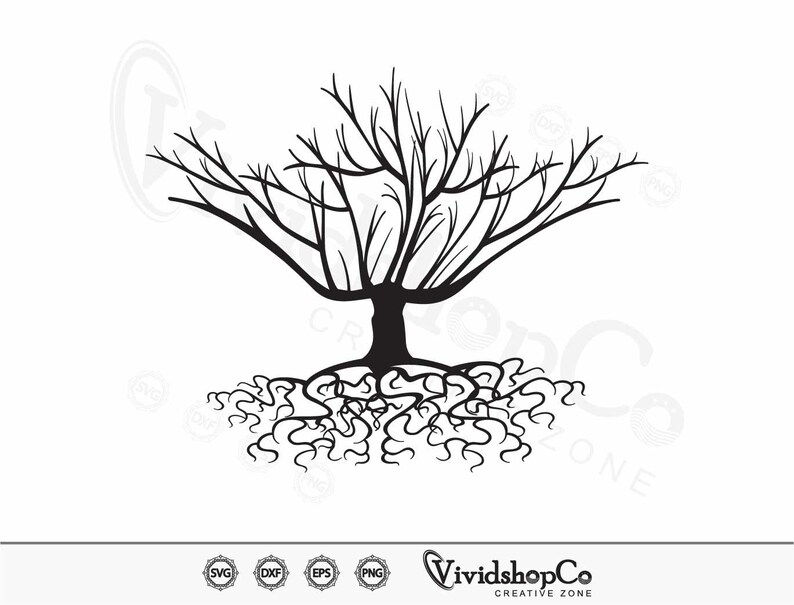 Tree With Roots SVG / Roots Svg / Family Tree Svg / Cut Files / Cricut ...