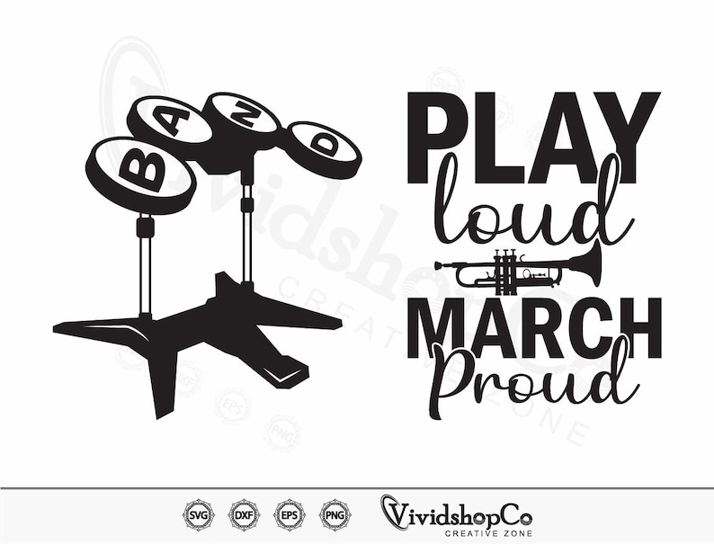 Marching Band Svg Band Svg Marching Svg Clipart Cut Files - Etsy