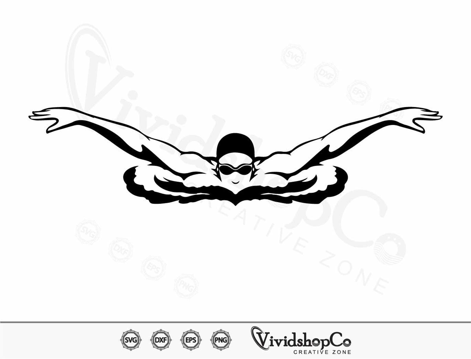 Swimming #2 Svg, Swimming Svg, Swim Svg, Clipart, Cut Files for ...