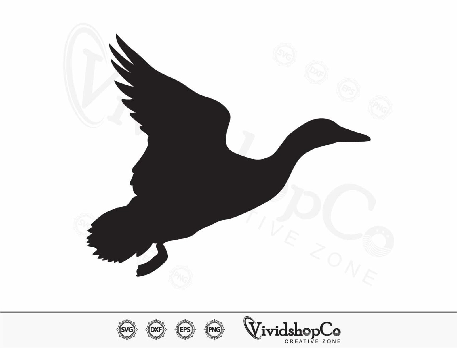 Duck SVG, Animal Svg, Duck Hunting Svg, Flying Duck Svg, Clipart, Cut ...