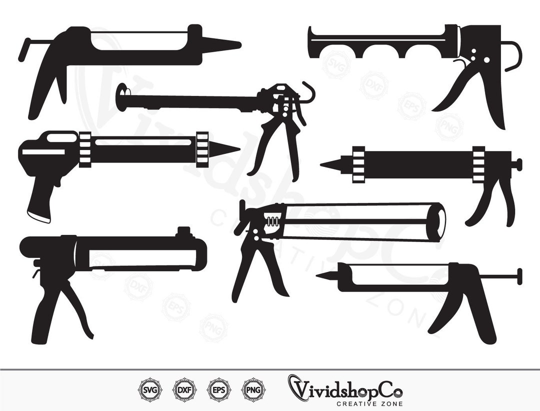 Buy Caulk Gun SVG, Sealant Svg, Caulking Gun Svg, Caulk Svg, Clipart ...