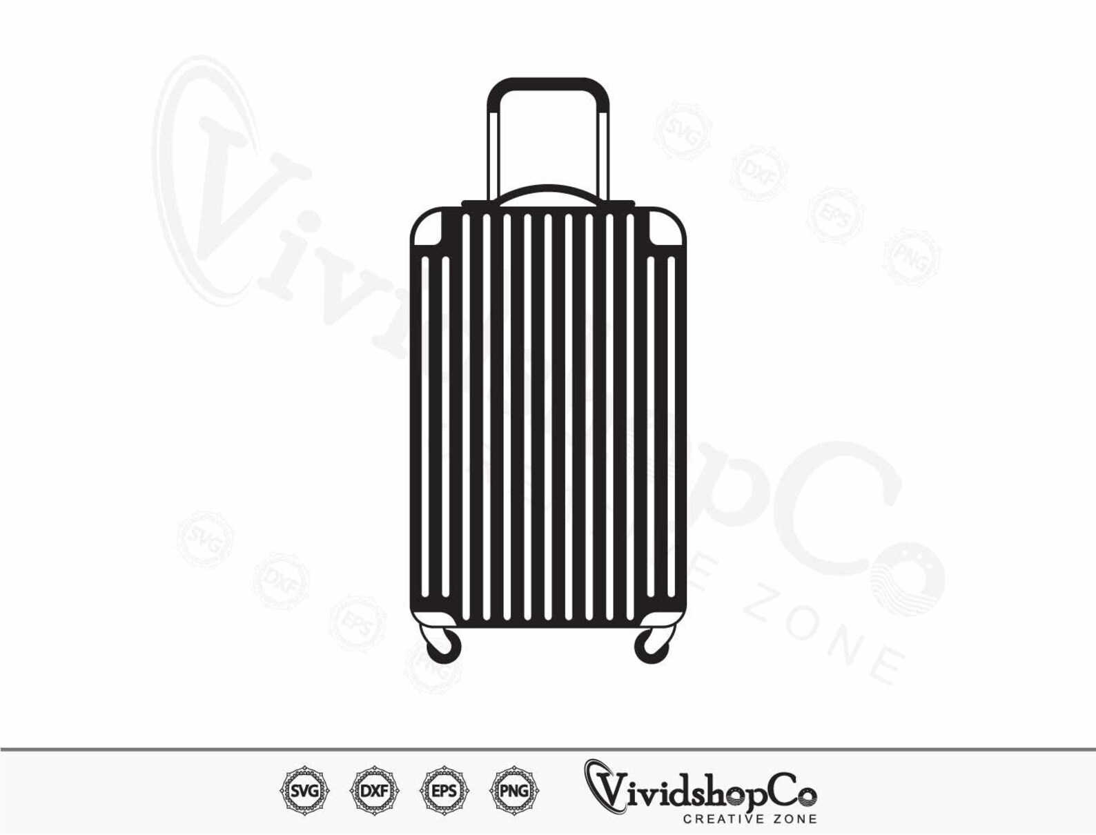 Luggage SVG, Suitcase Svg, Travel Bag Svg, Bag Svg, Clipart, Cut Files ...