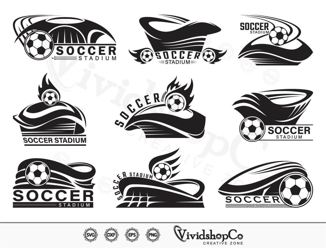 Soccer Stadium SVG, Stadium Svg, Clipart, Cut Files for Silhouette ...